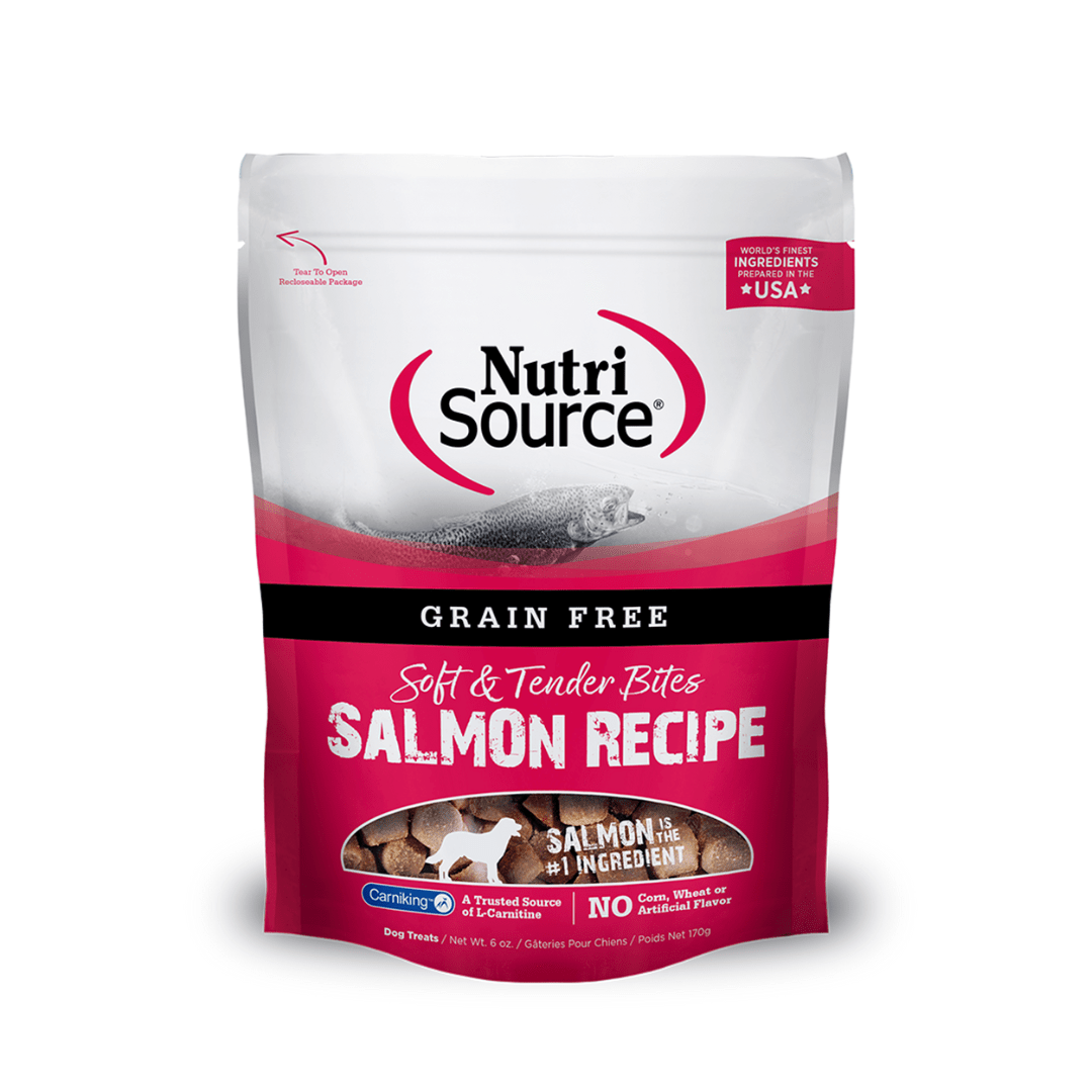 NUTRISOURCE TREATS SALMON GF - Aqua Mascotas